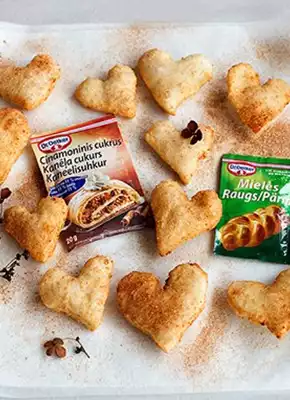Rauga sirsniņas ar biezpienu Recepte | Dr. Oetker